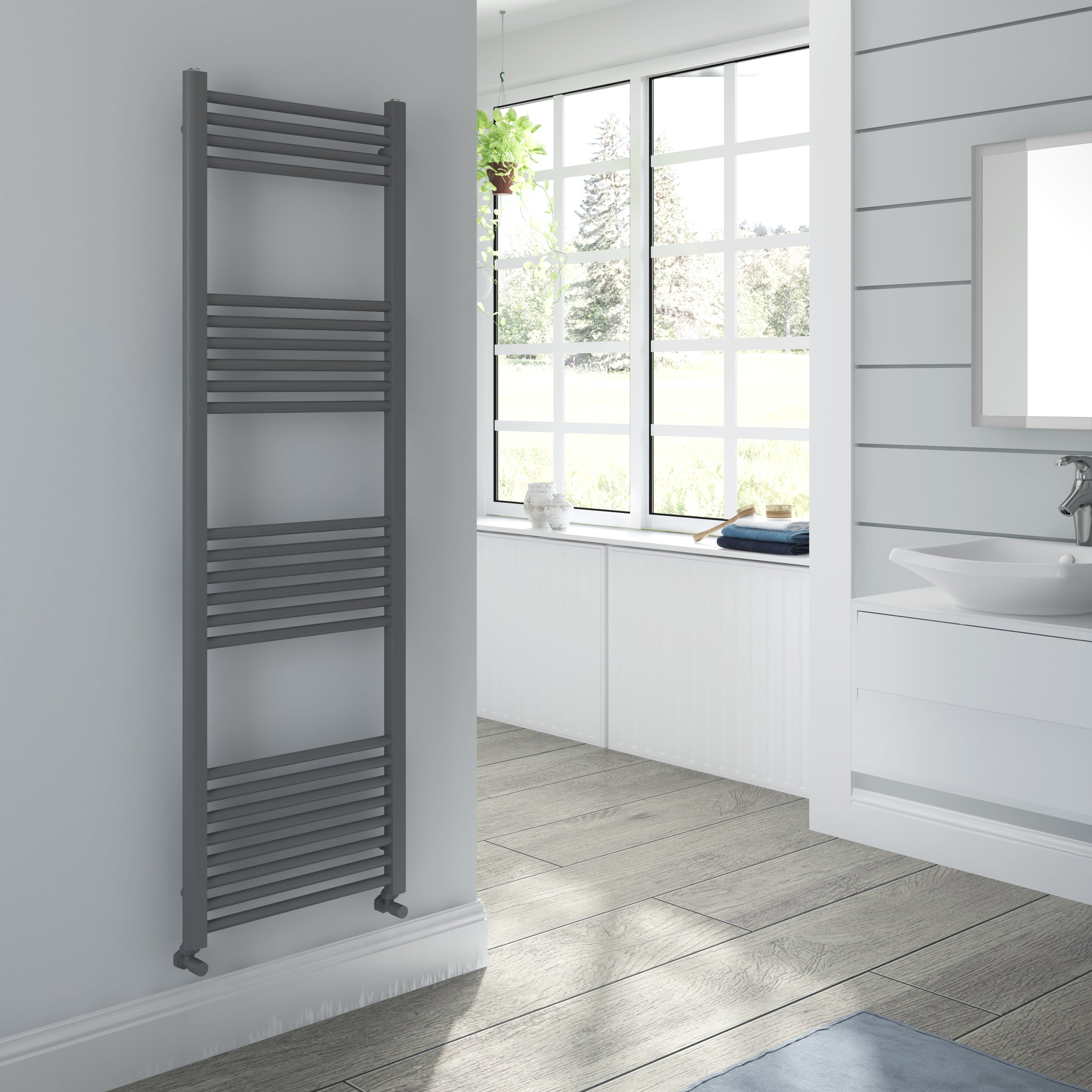 ISUMM™ SHAMRAGE STAPLER VERTICAL TOWEL RADIATOR RAILS – Bulk Bathrooms